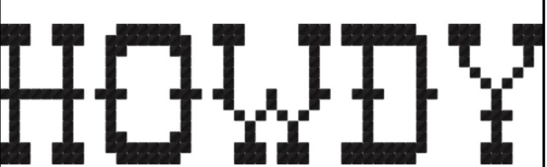 Howdy Cross Stitch Pattern - Etsy