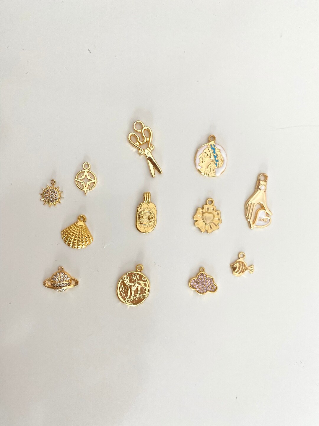 Create Your Own Necklace, Gold Personalized Necklace, Do It Your Self ...