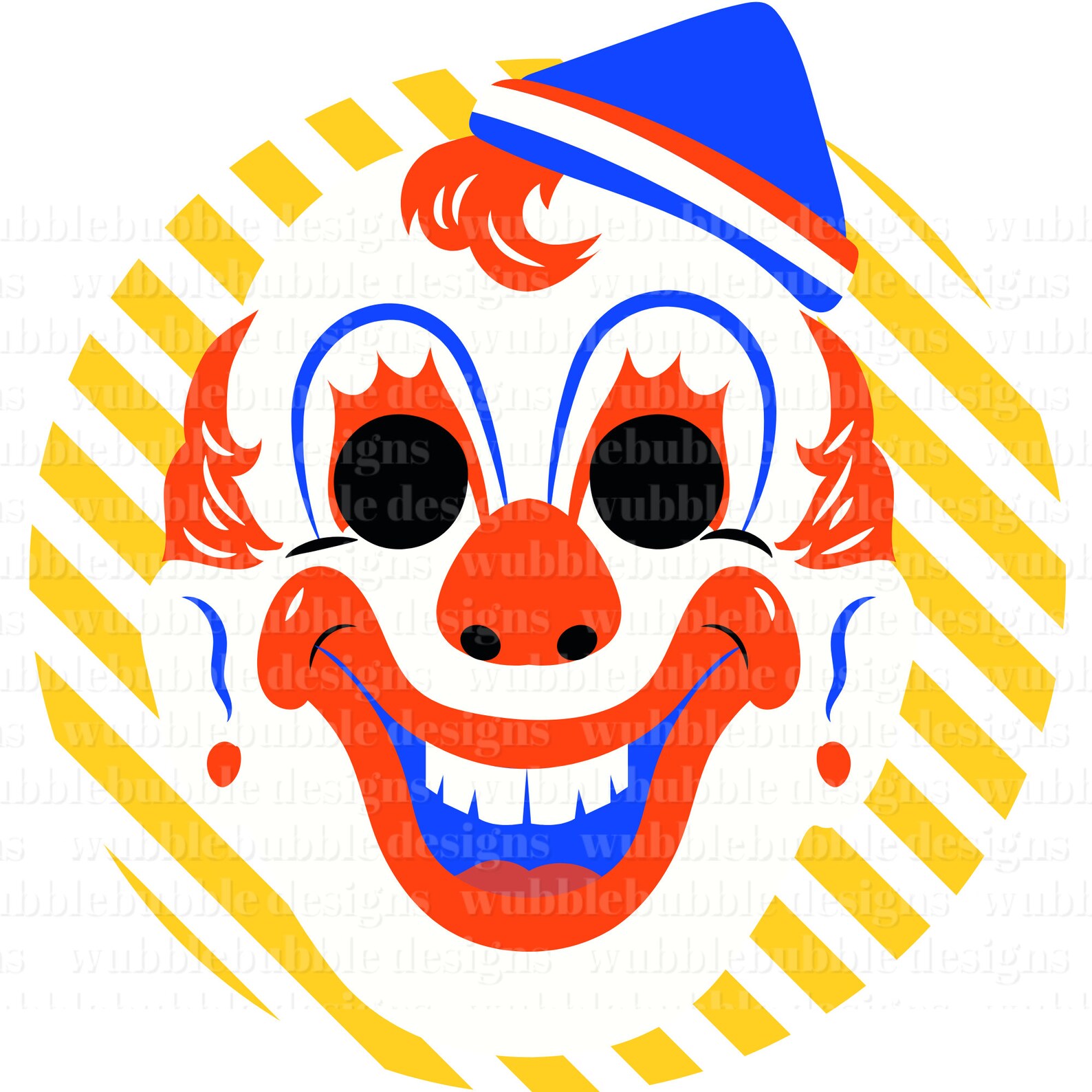 CREEPY CLOWN EMOTE Halloween Emote for Twitch Discord - Etsy