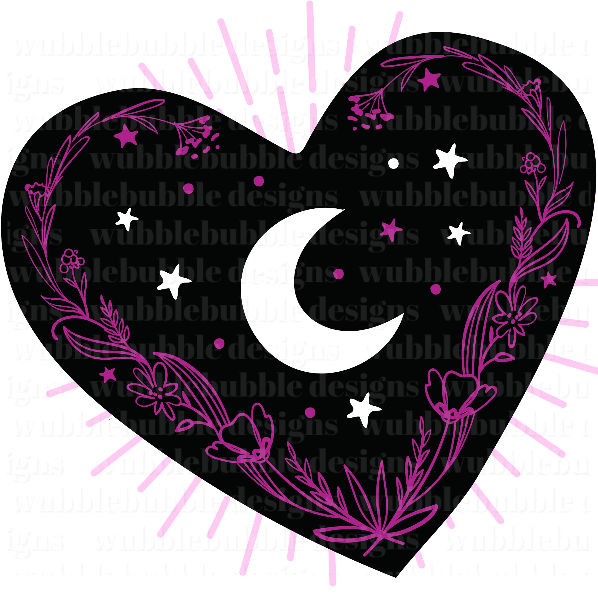 Love and Light Emote Pack in PINK Witchy Emotes Wicca Wiccan Tarot Moon ...