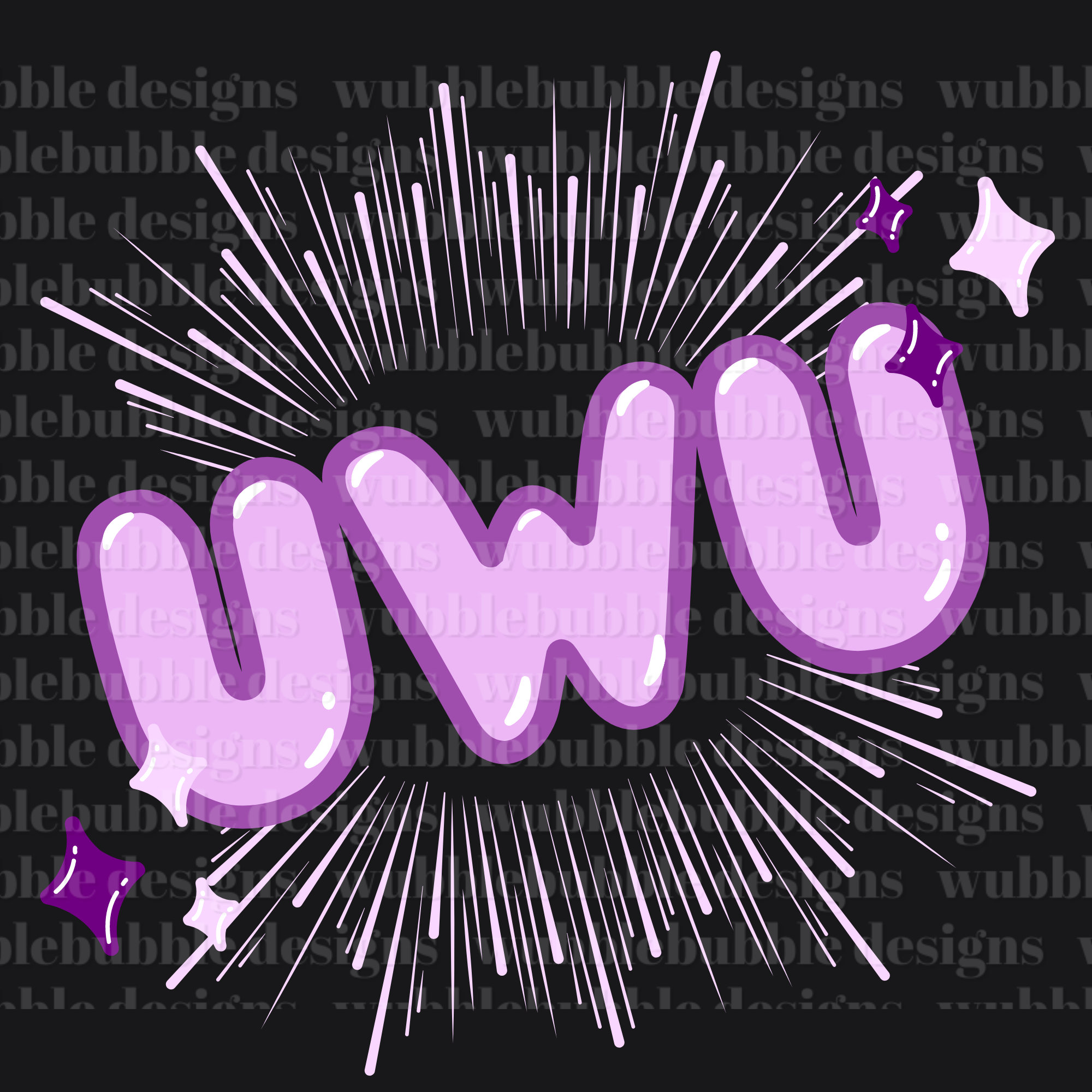 Kawaii UWU Emote | Cute Purple | Uwu Uwu Uwu! - Etsy