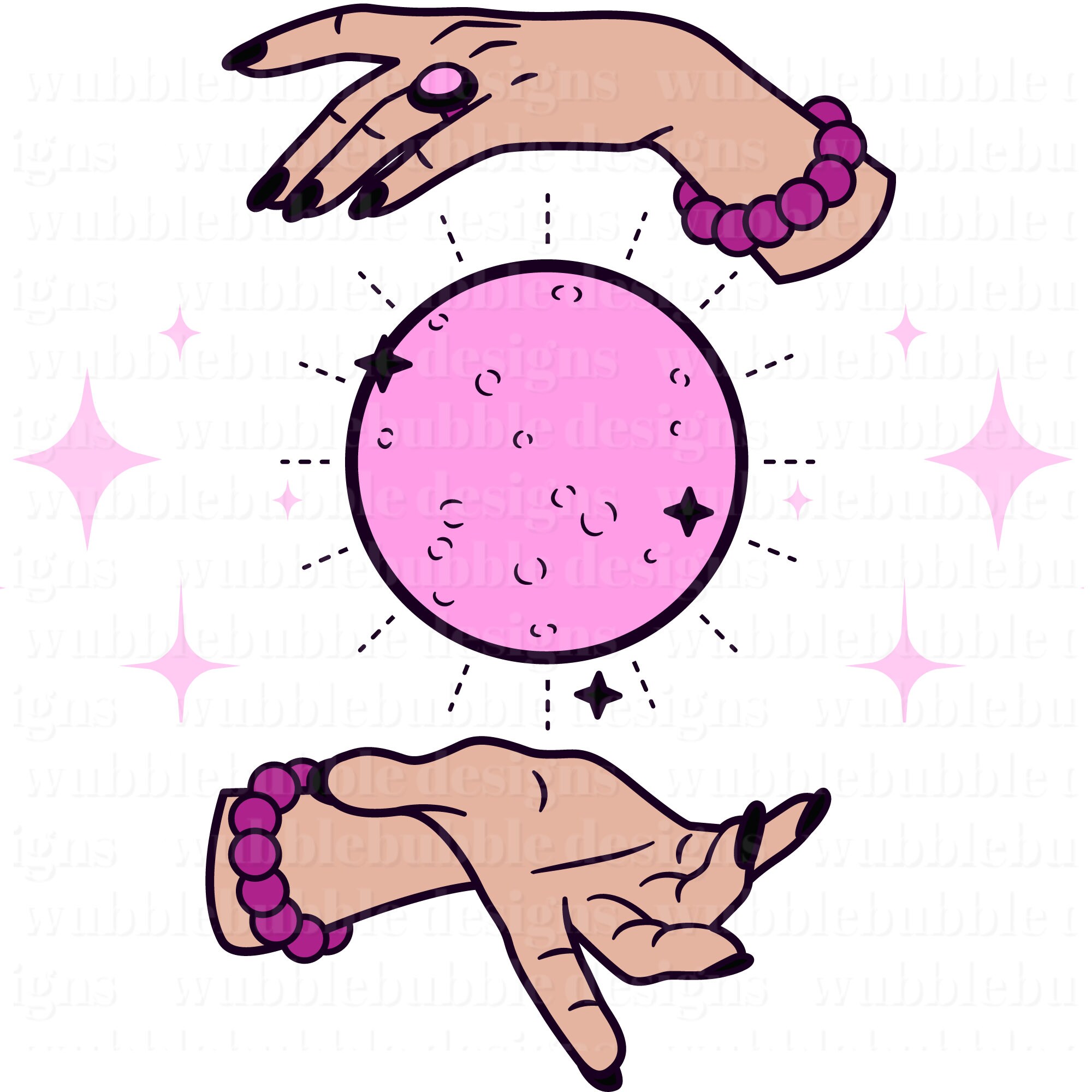 Love and Light Emote Pack in PINK Witchy Emotes Wicca Wiccan - Etsy