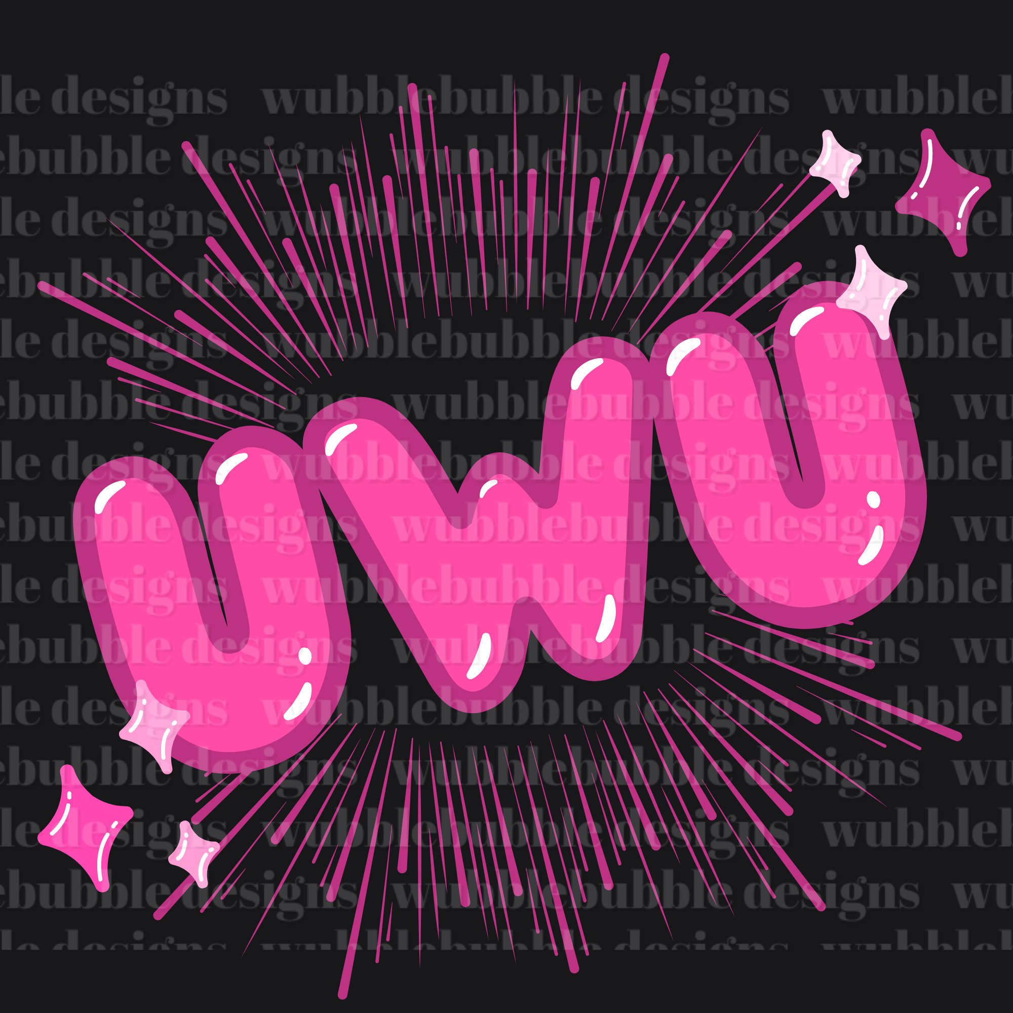 UWU Emote! Hot Pink! Cute! Uwu Uwu Uwu! - Etsy