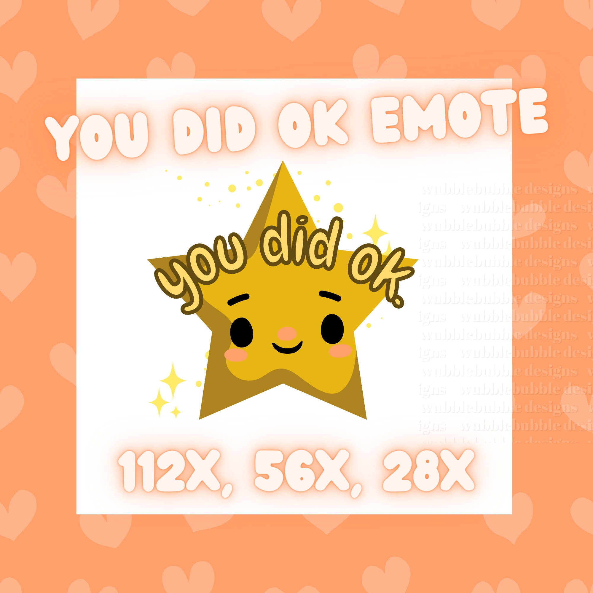 You Did Ok Emote - Etsy