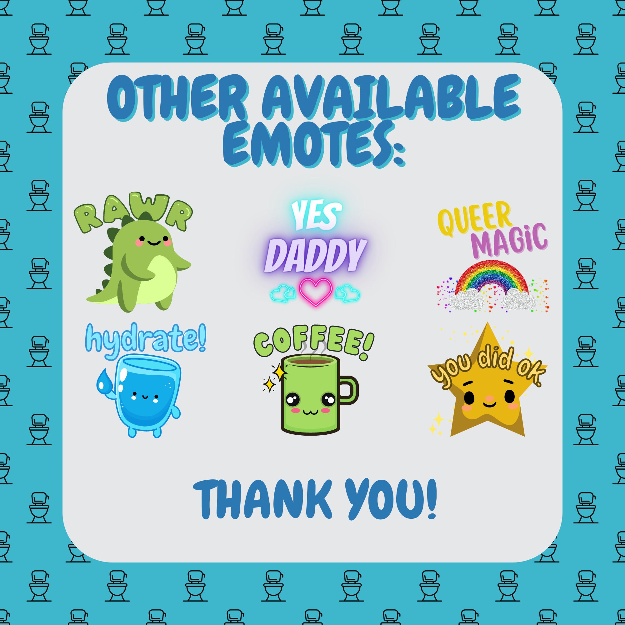 BRB Emote | PEE BREAK! - Etsy Canada