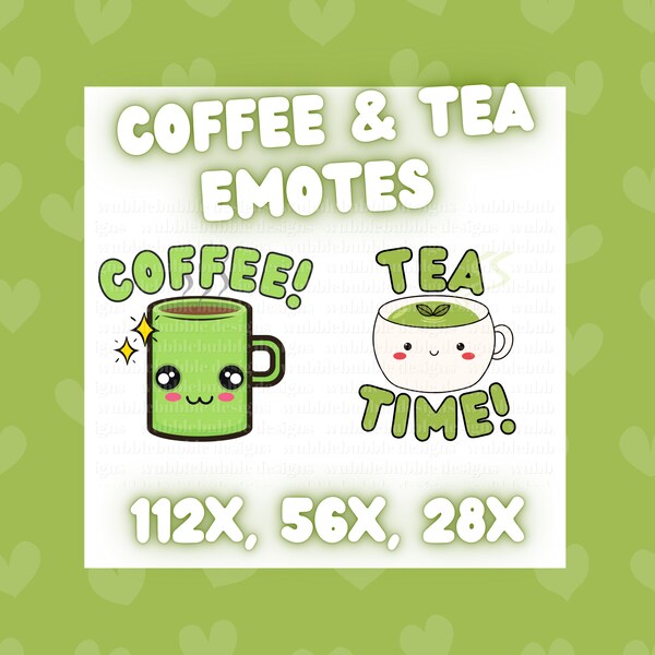 Twitch Coffee Emotes - Etsy