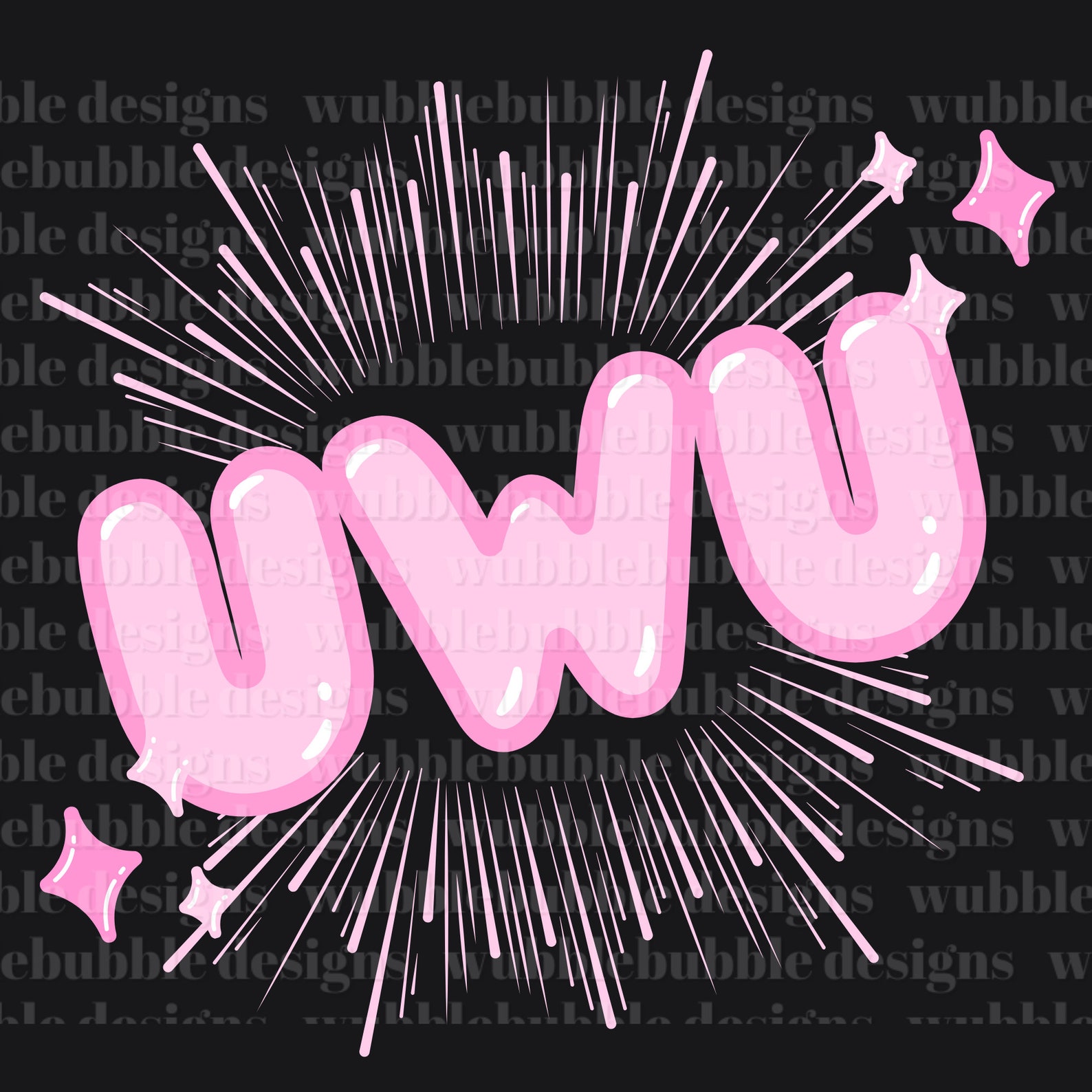 UWU Emote! Kawaii Baby Pink| Cute! Uwu Uwu Uwu! - Etsy