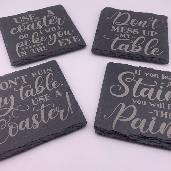 Coasters Funny - Etsy