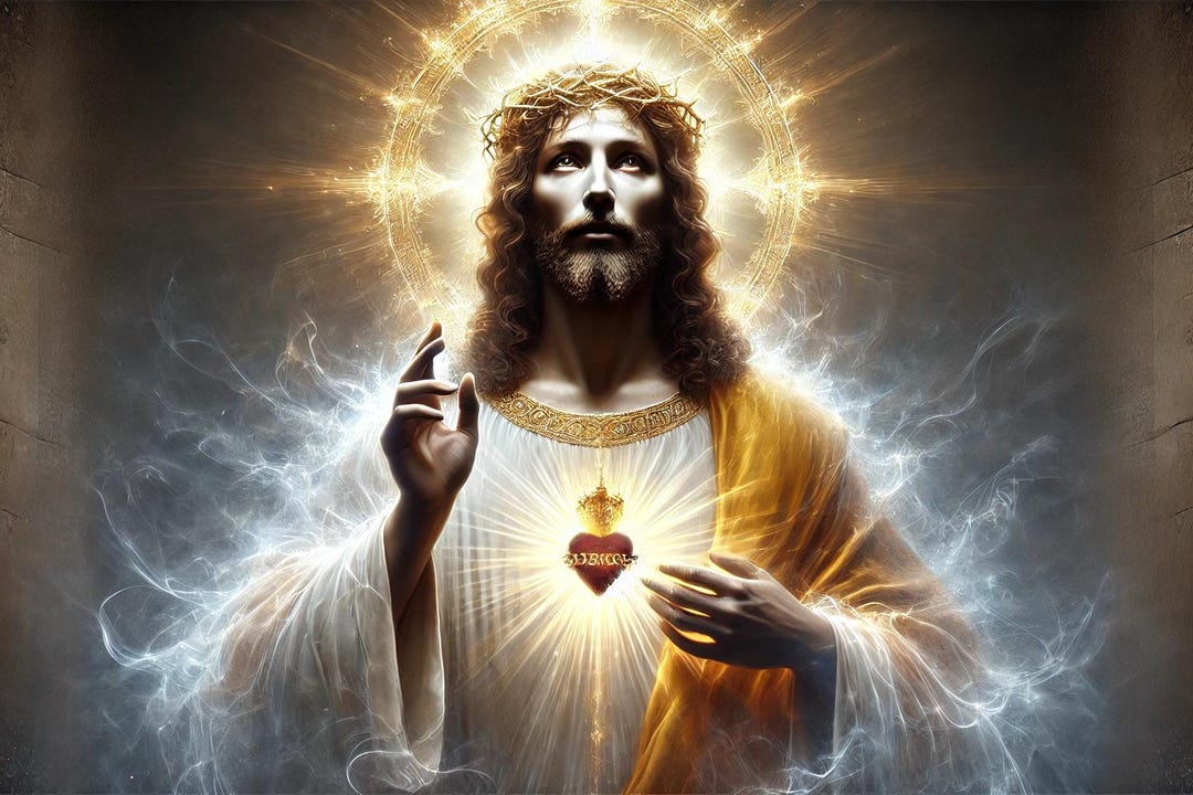 Sacred Heart of Jesus Christ - Divine Apparition in Gethsemane ...