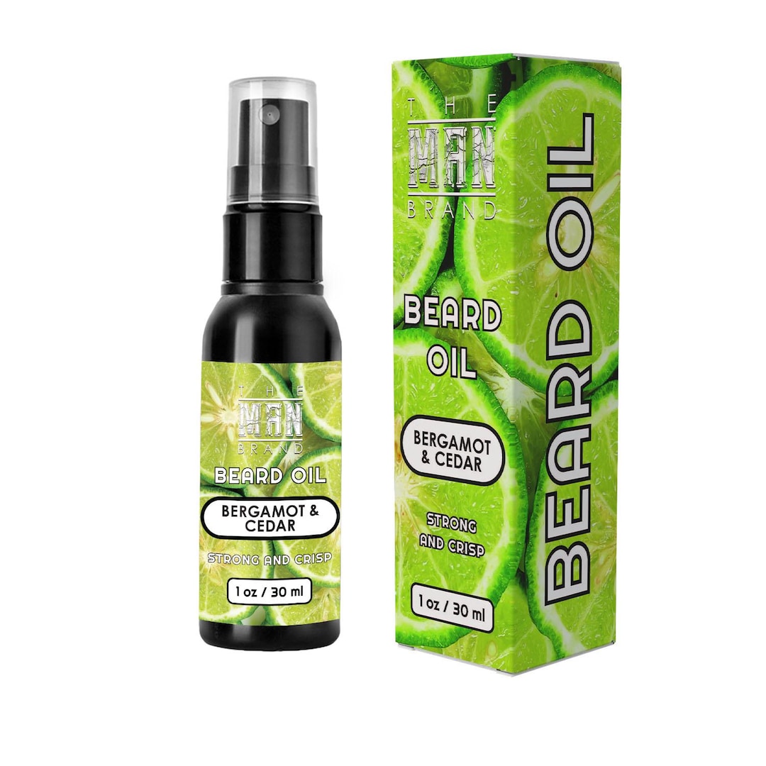 Bergamot & Cedar Beard Oil – Natural Men's Grooming, 1oz - Etsy