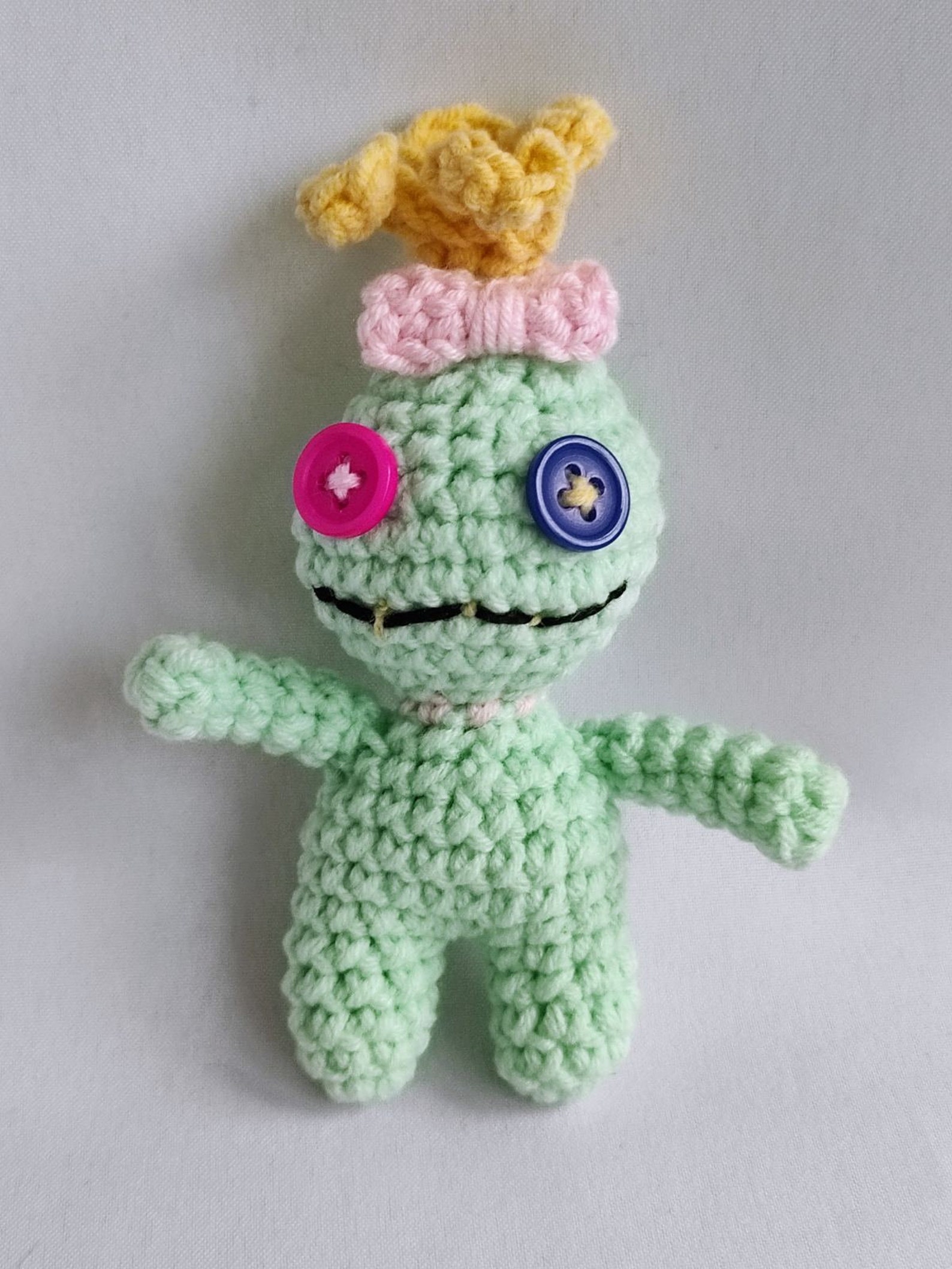 Disney Amigurumi Doll Set Lilo, Stitch & Handmade Rag Doll Crocheted ...