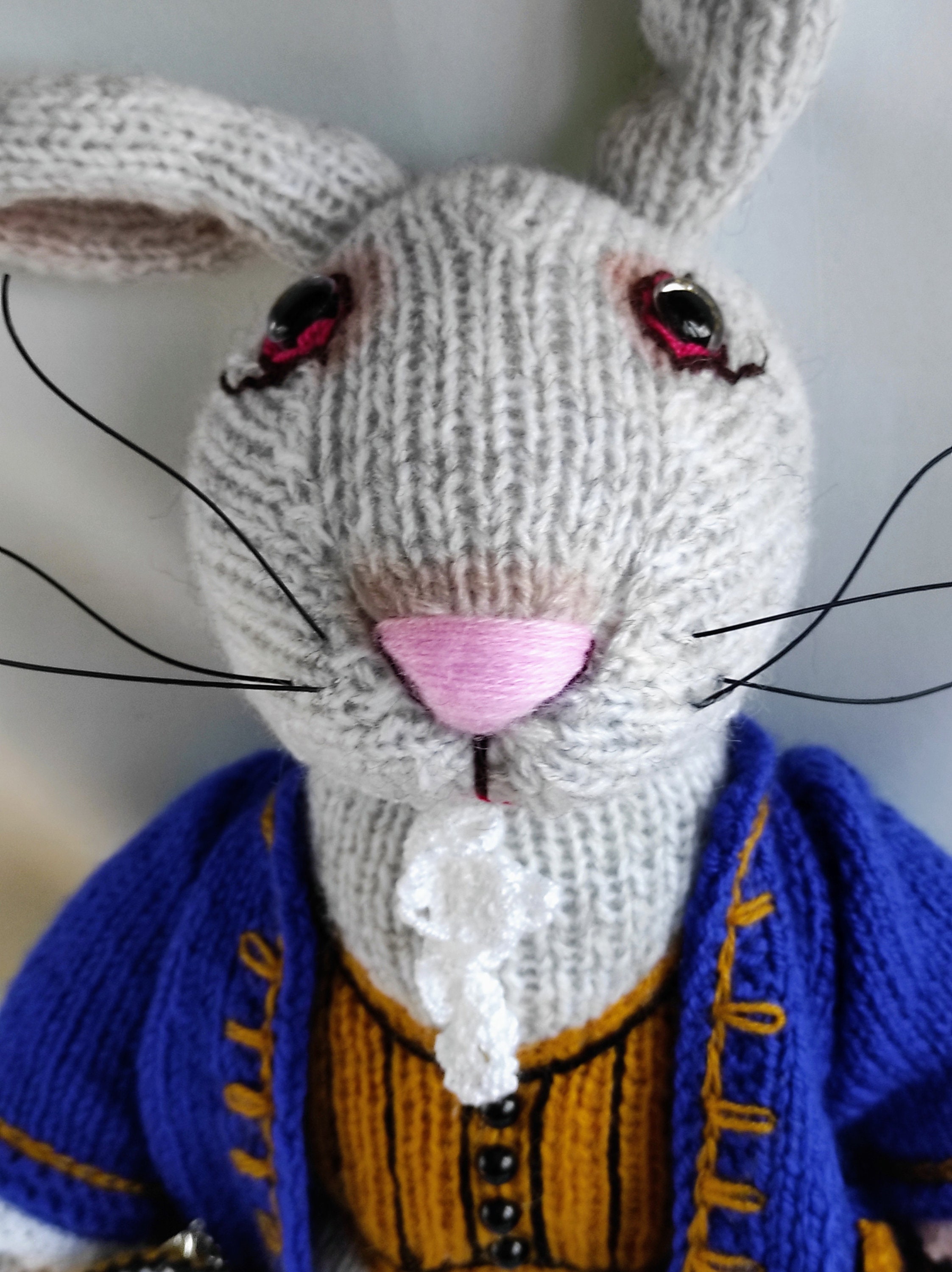 Toys, Alice in Wonderland Inspired White Rabbit, Handmade Gift for Kids ...