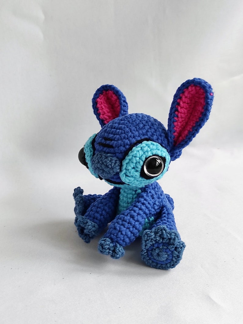 Disney Amigurumi Doll Set Lilo, Stitch & Handmade Rag Doll Crocheted ...