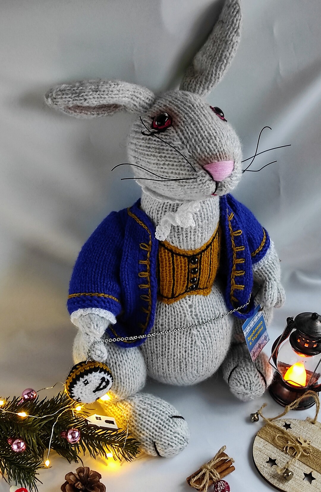 Toys, Alice in Wonderland Inspired White Rabbit, Handmade Gift for Kids ...