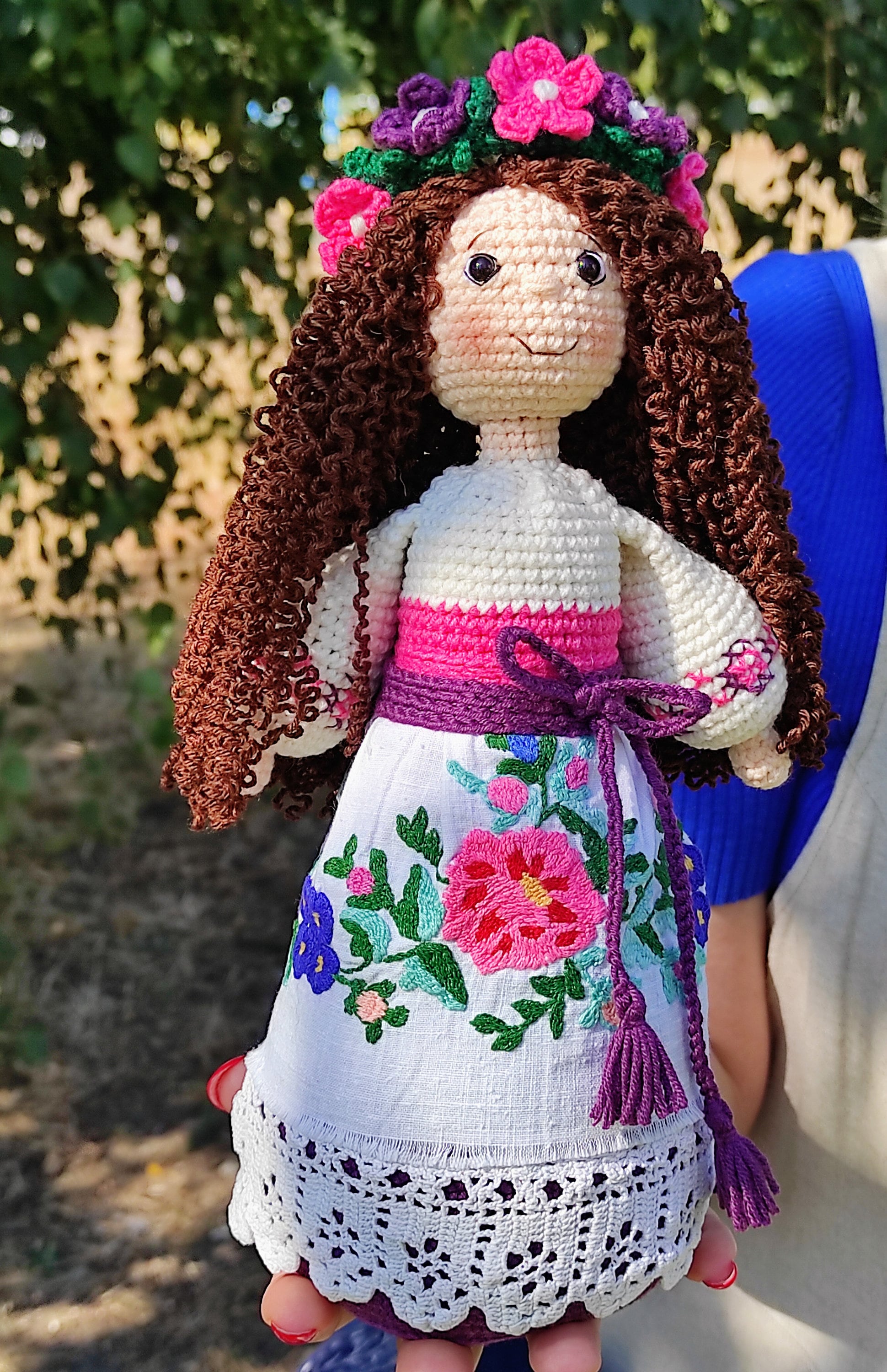 Ukrainian Doll, Interior Doll, Crochet Doll Ukrainian Folk Style ...