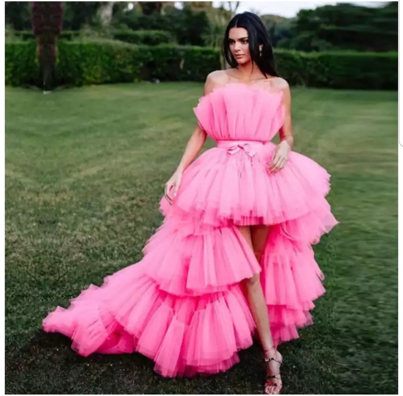 2 in 1 Tulle Dress With Detachable Tulle Train Overlay Tulle | Etsy