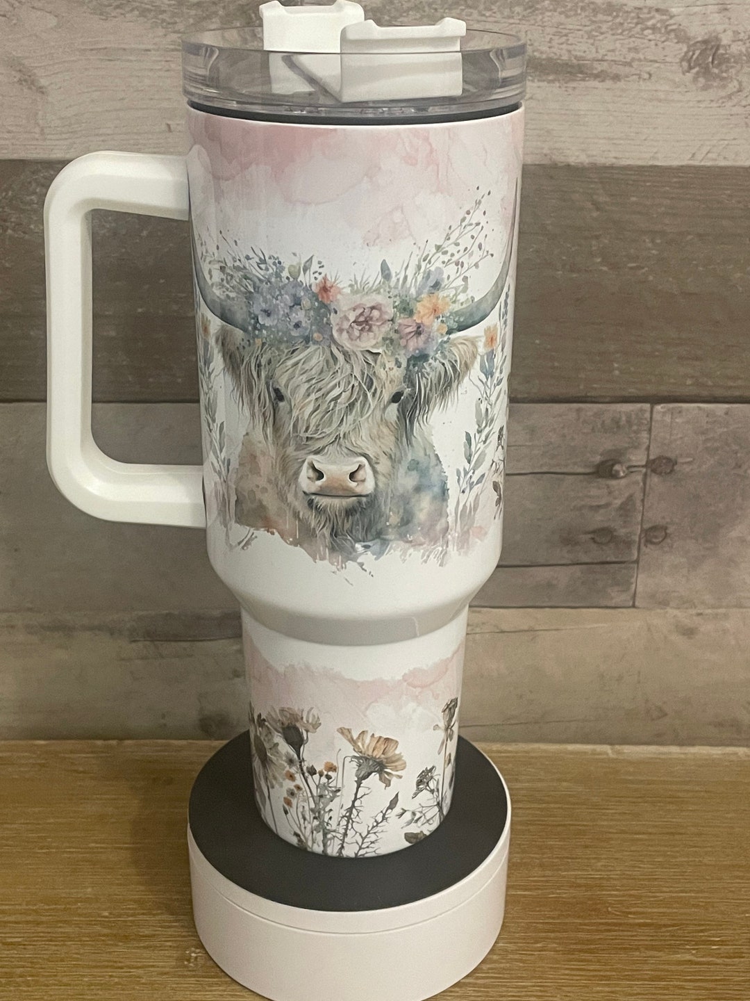 40 Oz Highland Cow Tumbler - Etsy