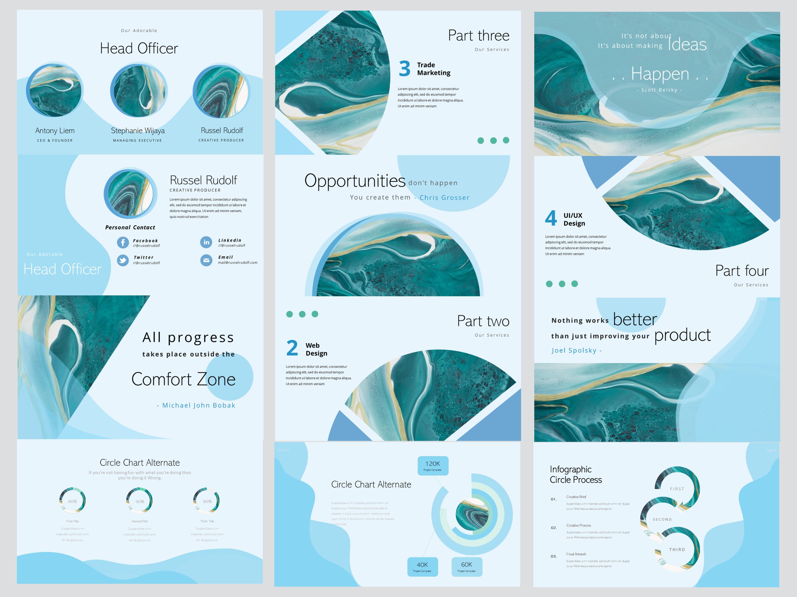 FANCY ANIMATED Amazonite Powerpoint Template, Downloadable Presentation ...