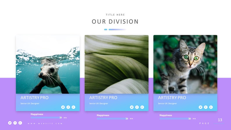 Modern Edgy Powerpoint Template, Unique Design, Customizable Slides ...