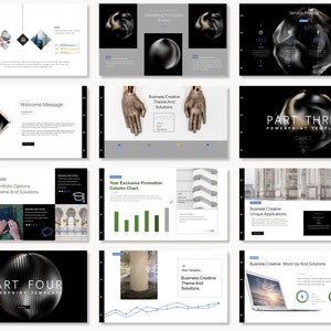 Futuristic Professional Powerpoint Template, Animated Slides ...