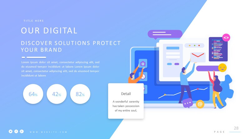Modern Edgy Powerpoint Template, Unique Design, Customizable Slides ...