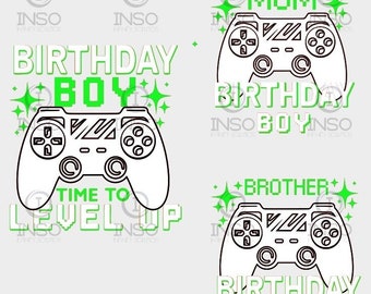 Level up Birthday Svg | Etsy