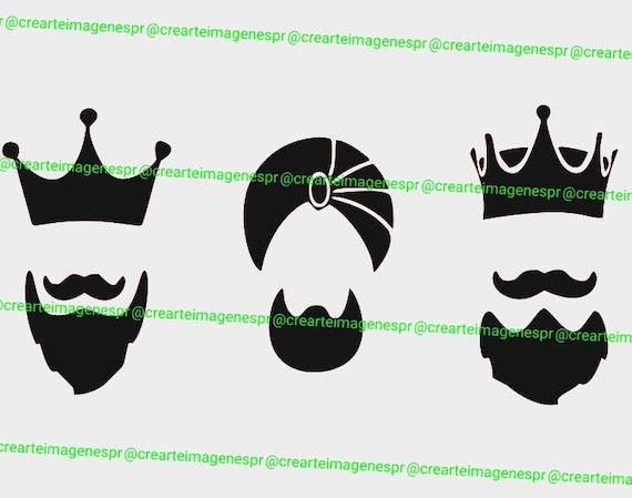 Reyes Magos Svg | Etsy España