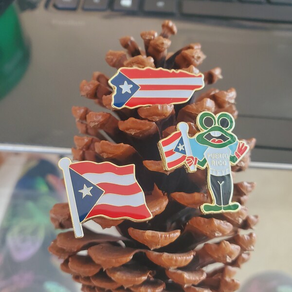 Puerto Rico Pin - Etsy