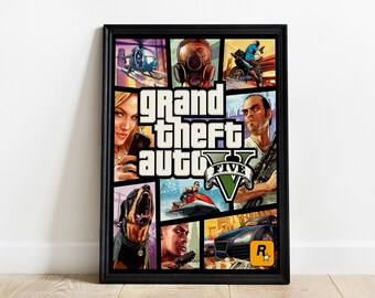 Grand Theft Auto Cover Art - Etsy UK