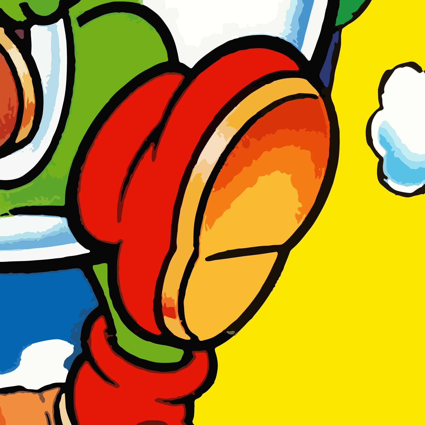 Poster Super Mario World - Super Nintendo Mario And Yoshi Cover Artwork ...