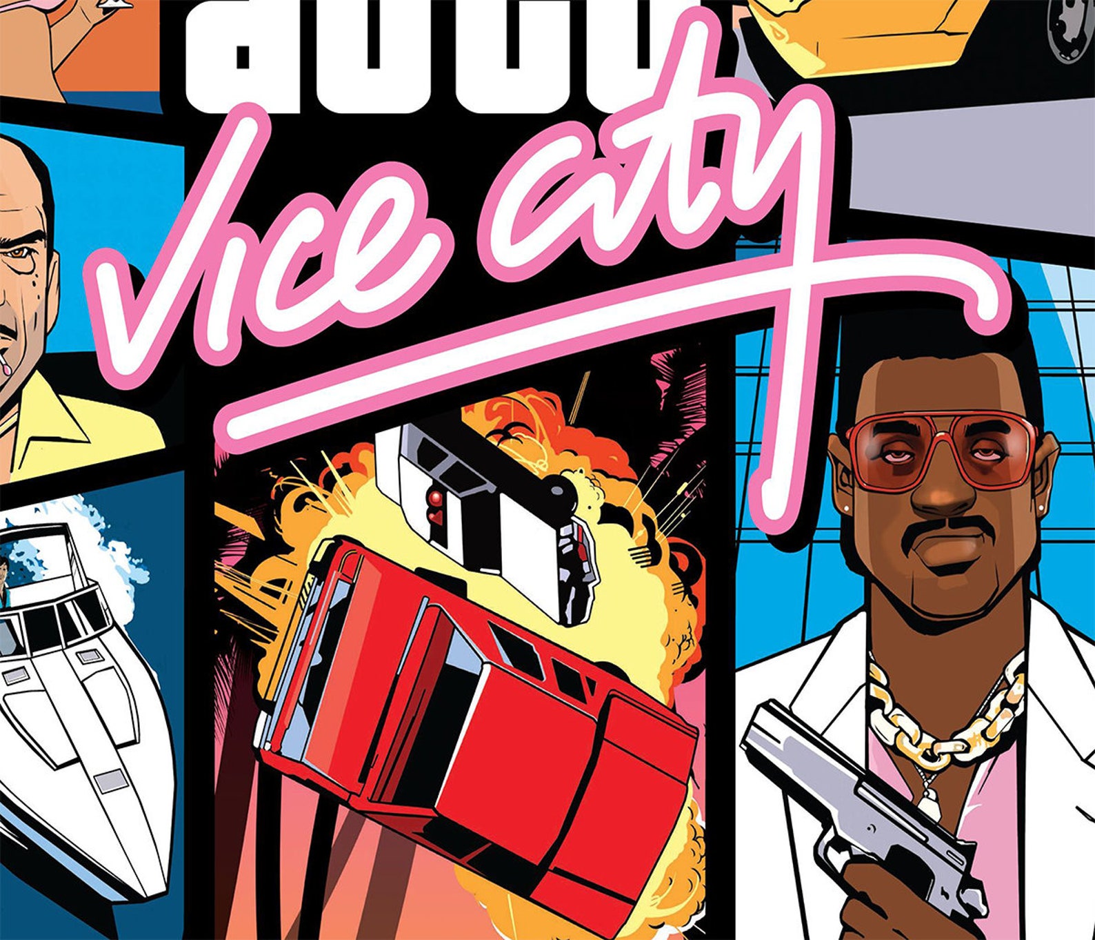 Poster Grand Theft Auto: Vice City Cover Artwork Restored - Etsy