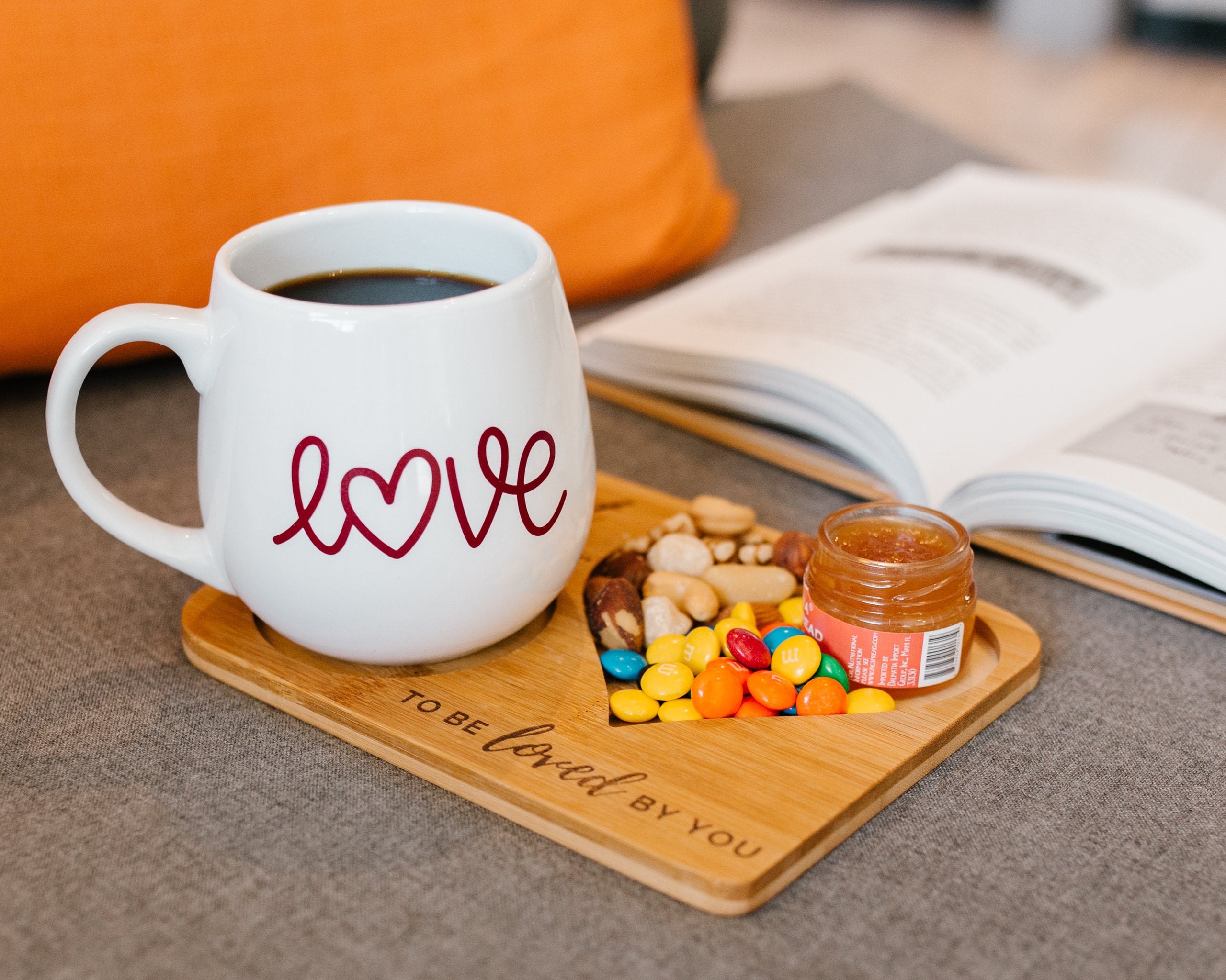 Coffee and Sweets Snack Tray| Breakfast Plate| Cup Holder| Biscuit ...