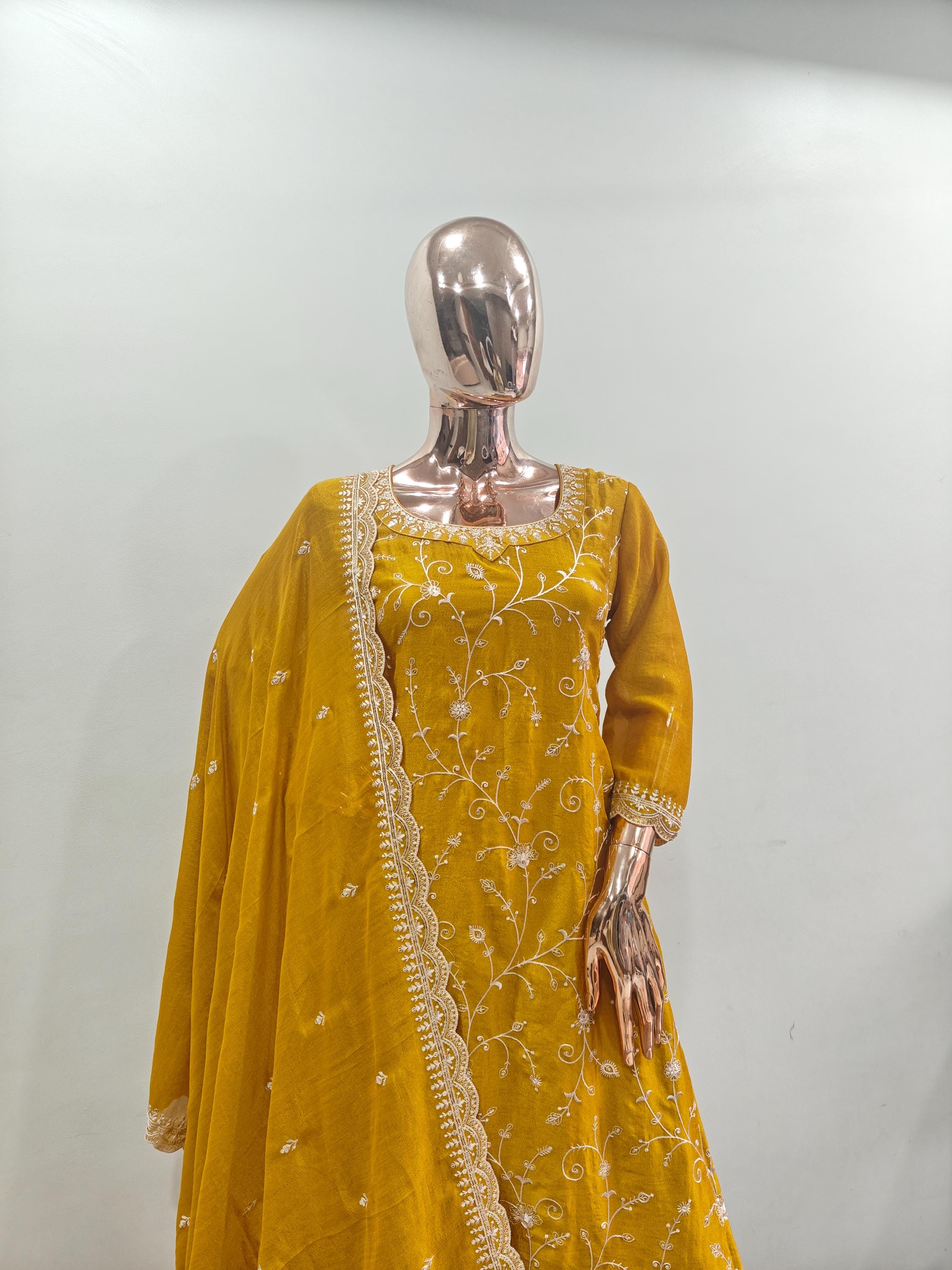Haldi Ceremony Salwar Kameez Set Indian Wedding Dress Pakistani ...