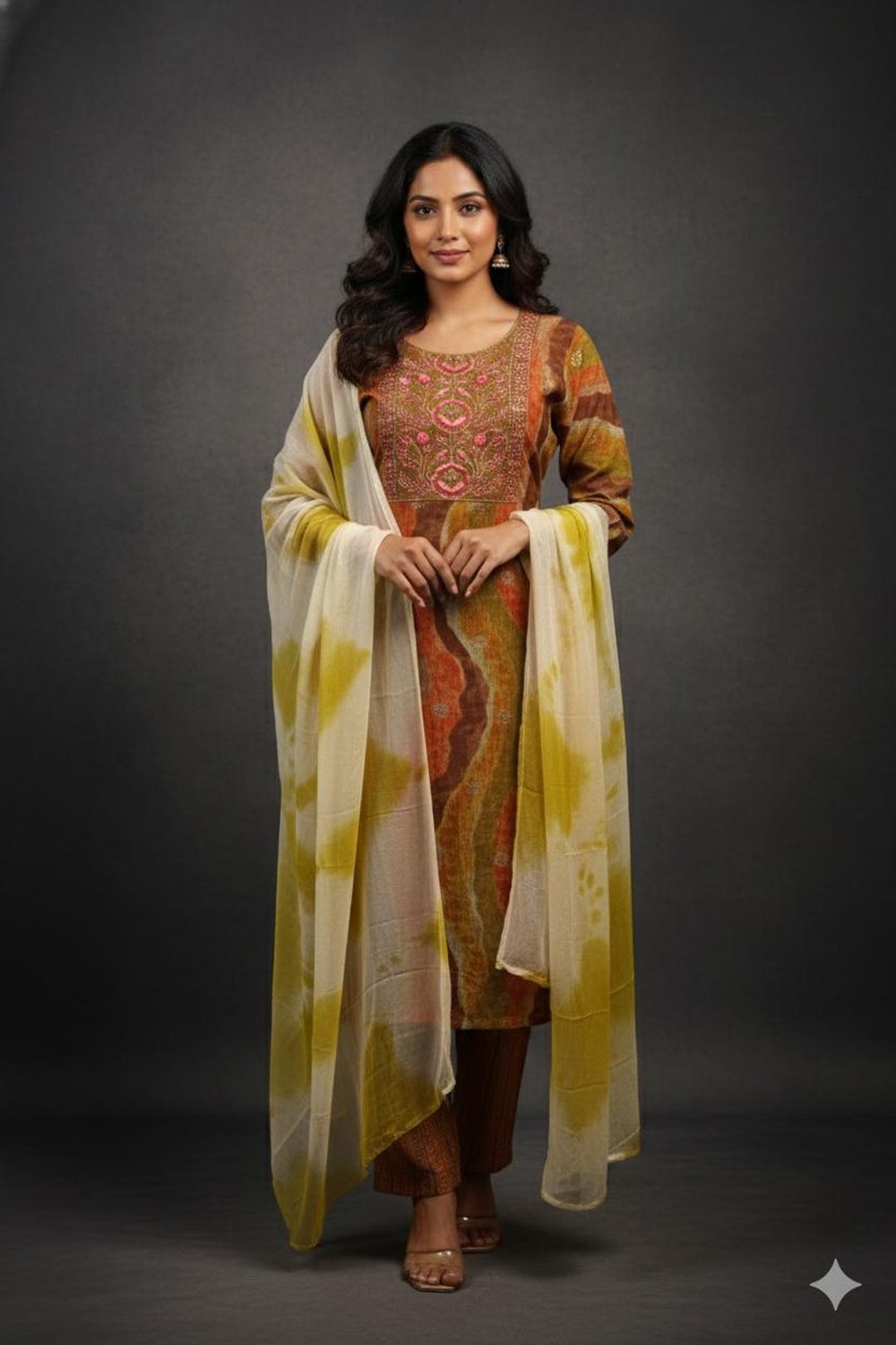 Designer Kurta Set - Indian Party Wear/pakistani Suit/ Salwar Kameez ...