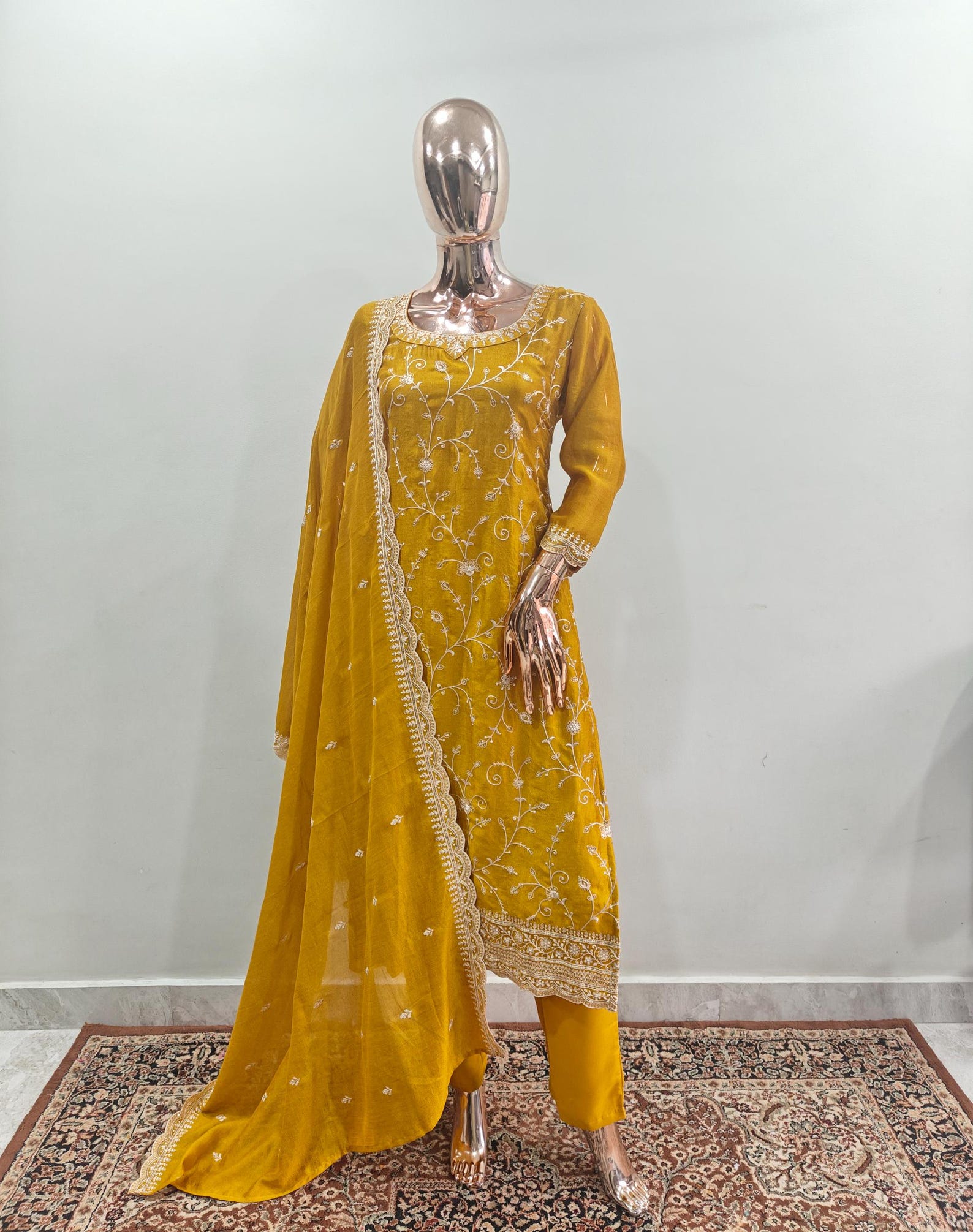 Haldi Ceremony Salwar Kameez Set Indian Wedding Dress Pakistani ...