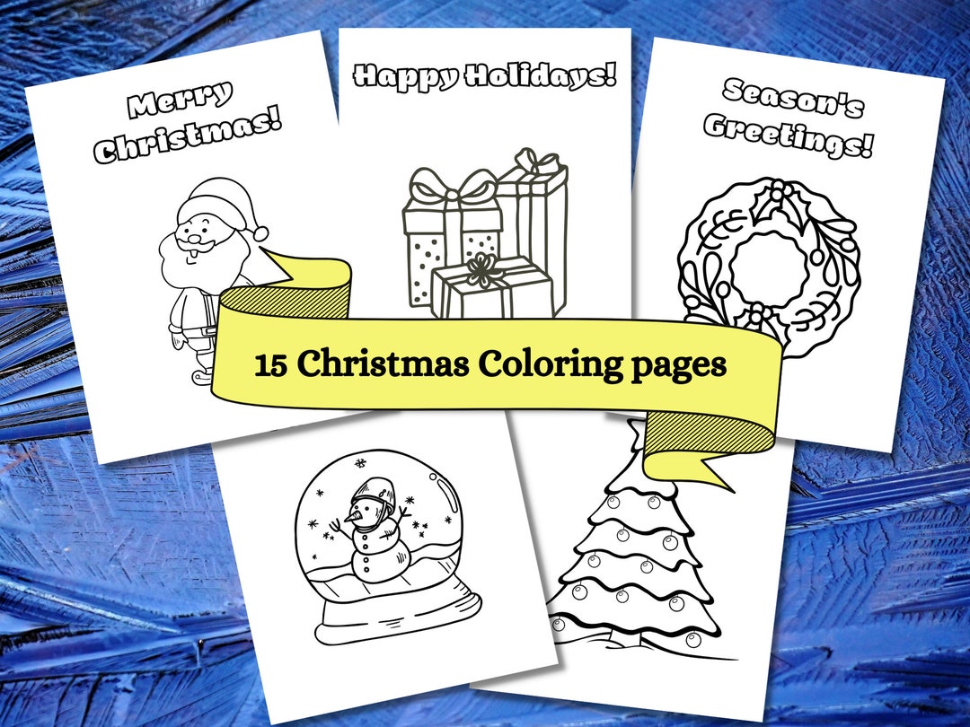 Christmas Coloring Pages for Toddlers and Preschoolers, Christmas ...