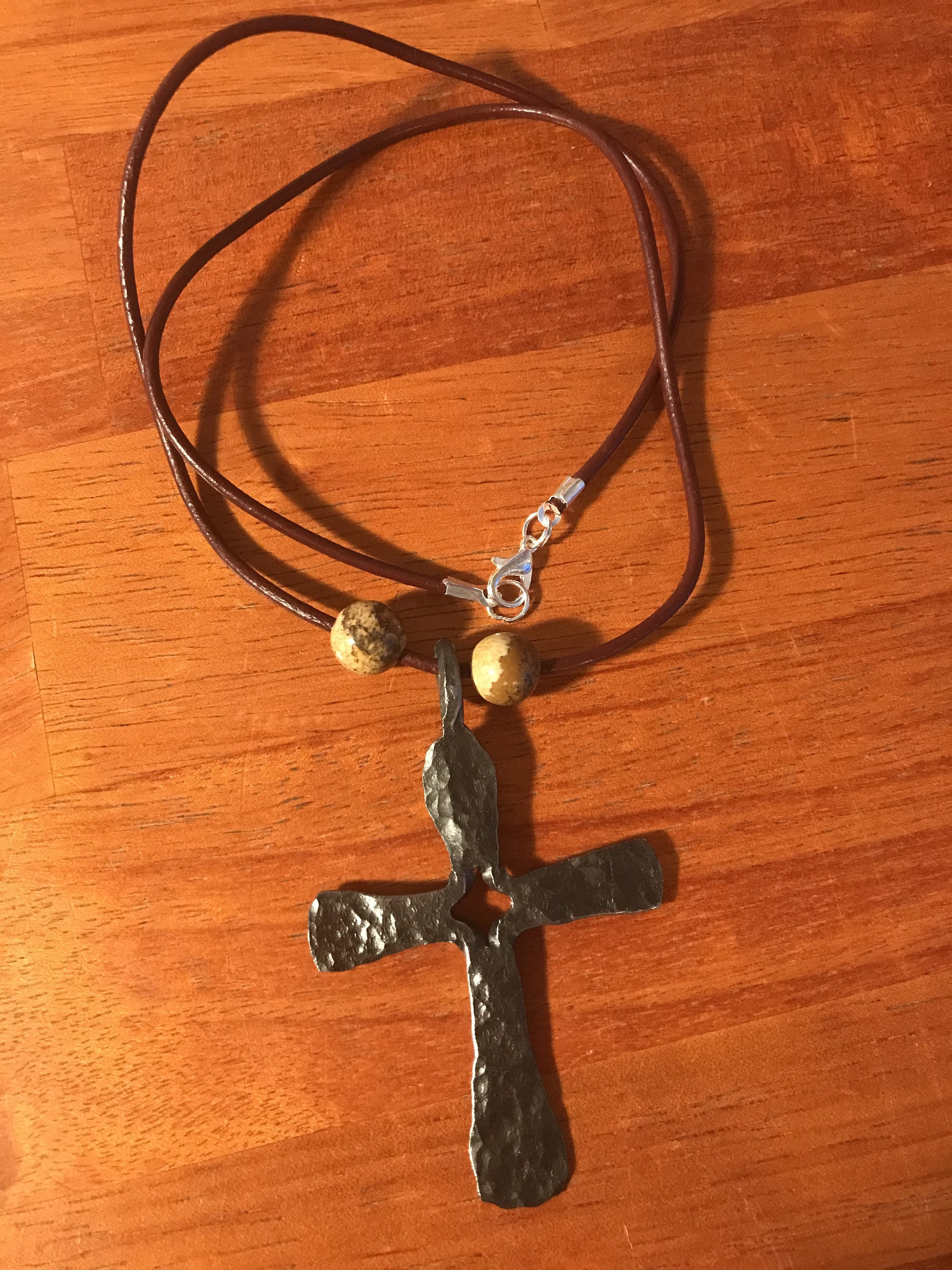 Hand Forged Diamond Center Cross of Iron. Made by Blacksmith | Etsy