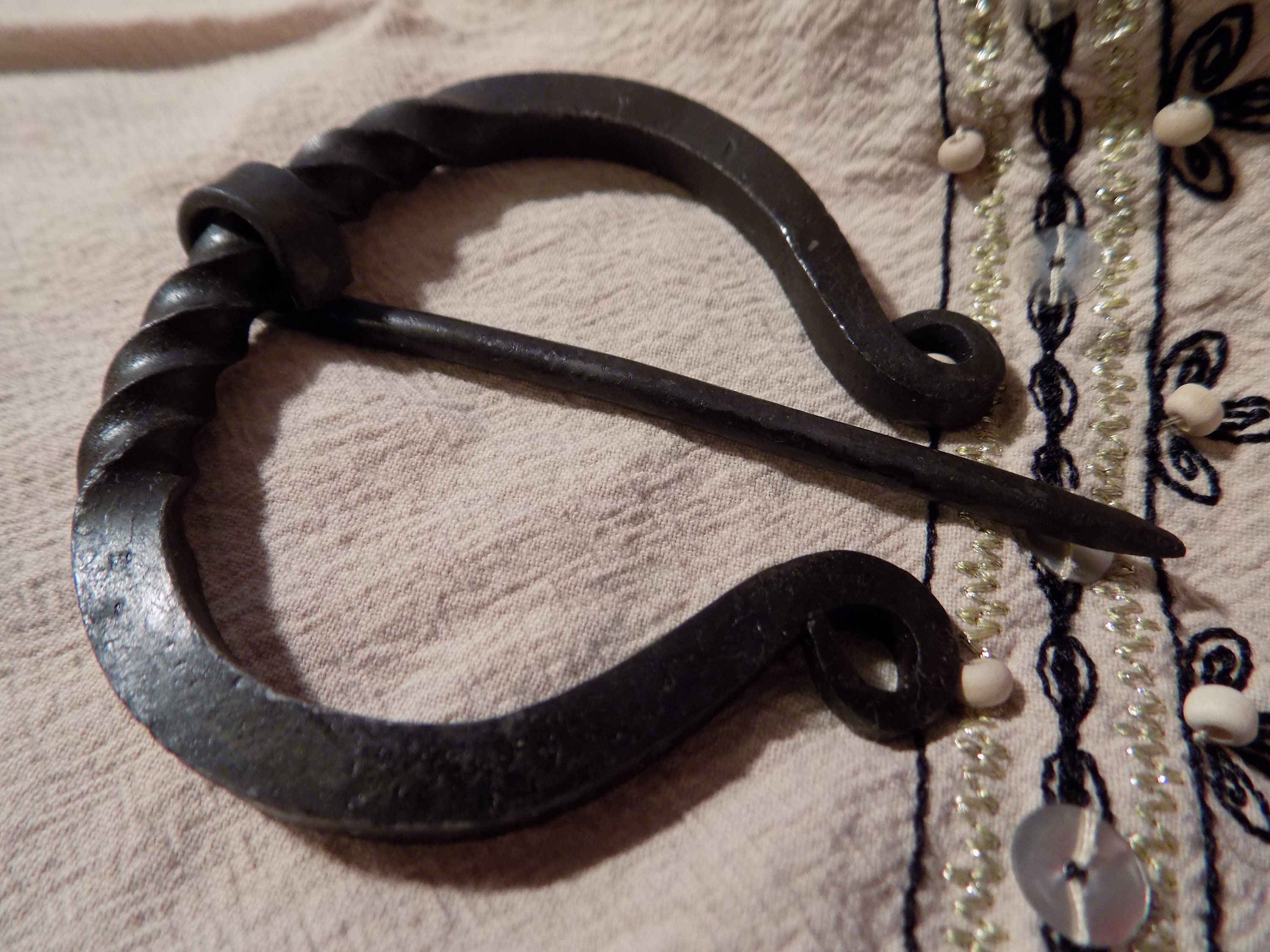 Penannular Cloak Brooch. Viking Style Hand Forged in America | Etsy