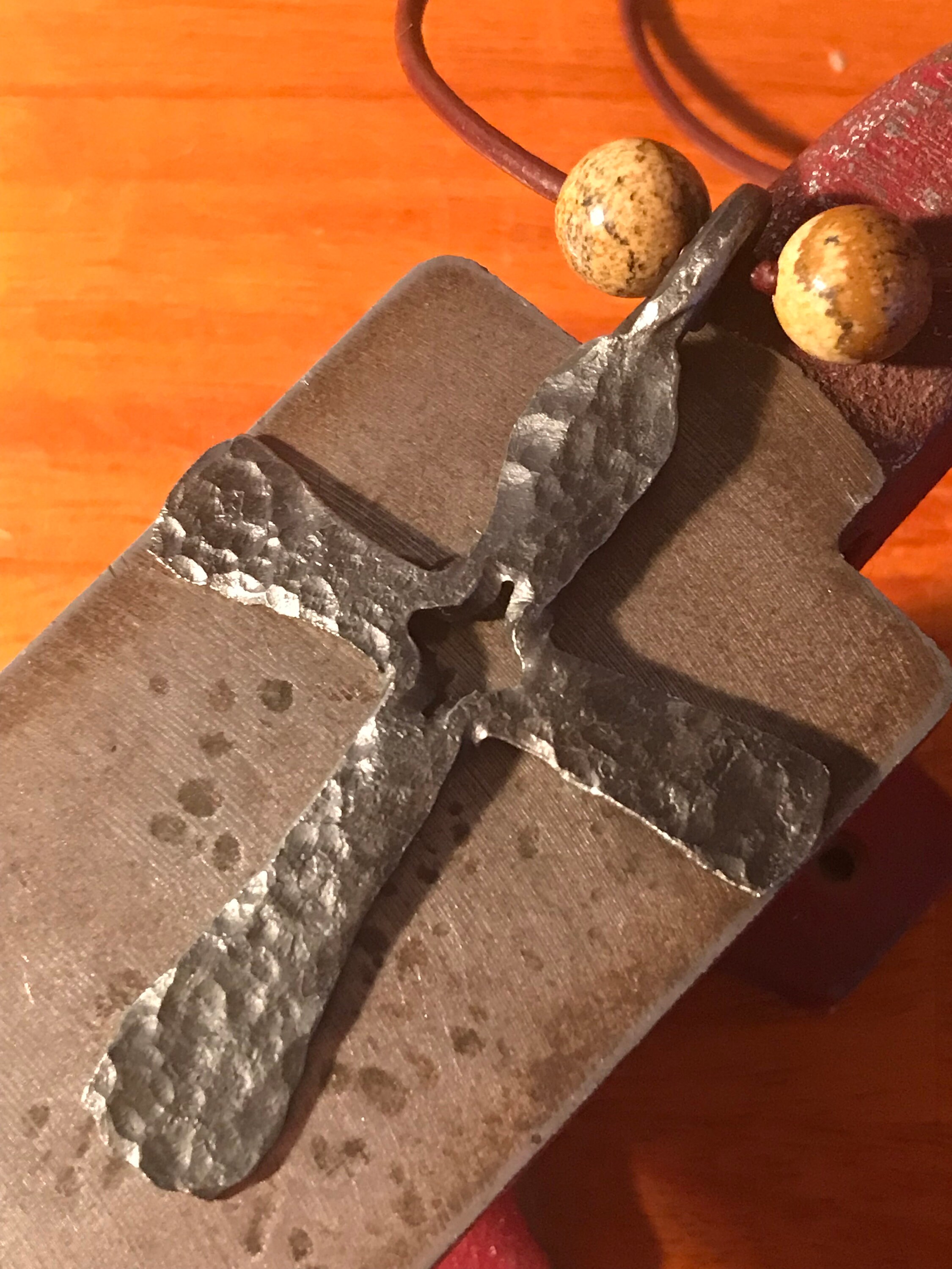 Hand Forged Diamond Center Cross of Iron. Made by Blacksmith | Etsy