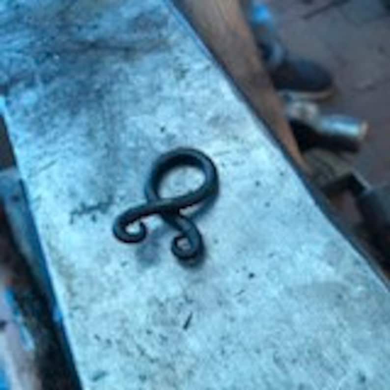 Hand Forged Iron Troll Cross Pendant - Nordic Protection Amulet - Etsy