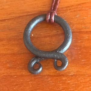 Hand Forged Iron Troll Cross Pendant - Nordic Protection Amulet - Etsy
