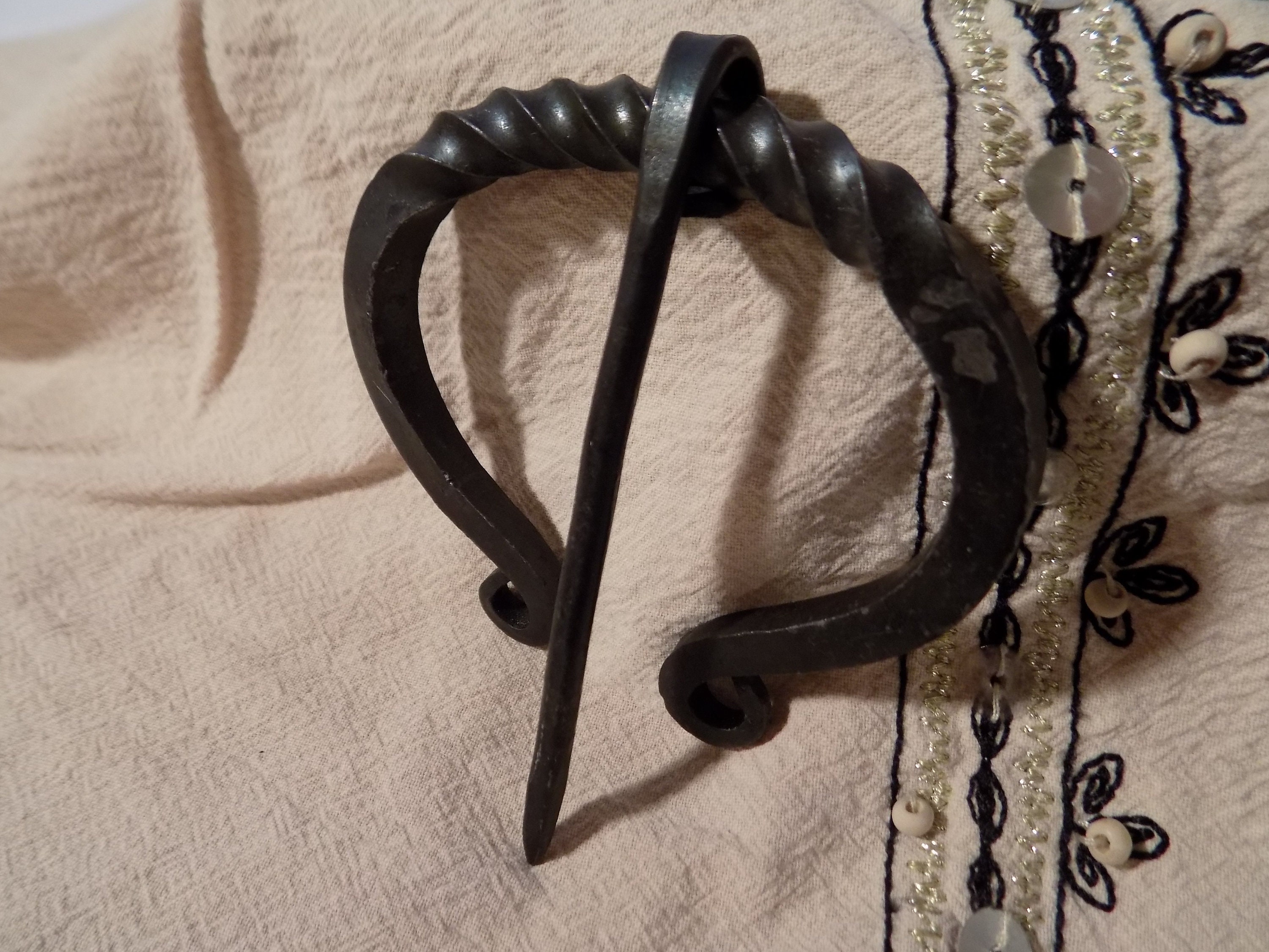 Penannular Cloak Brooch. Viking Style Hand Forged in America | Etsy