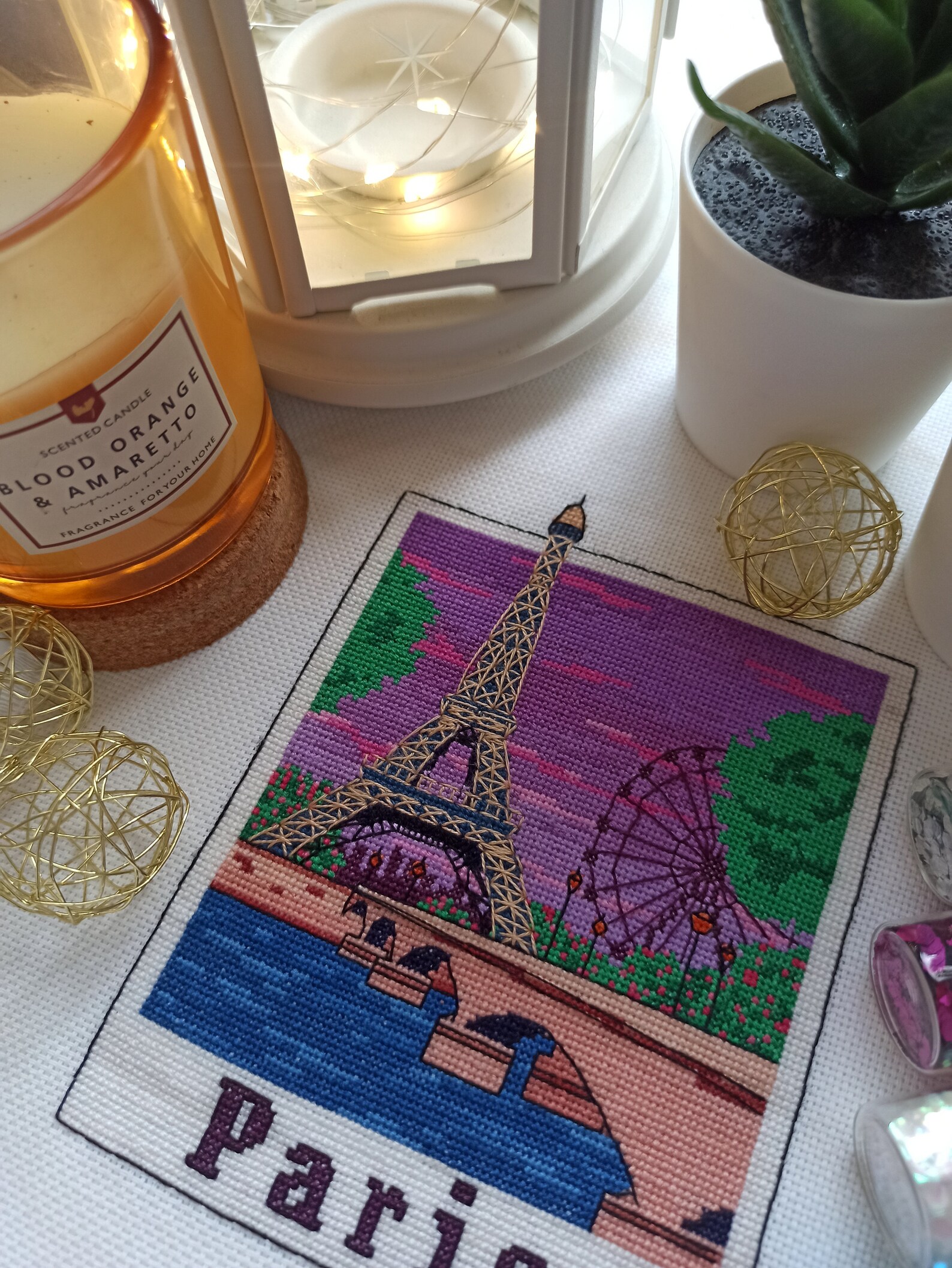 Paris City Cross Stitch Pattern - Etsy