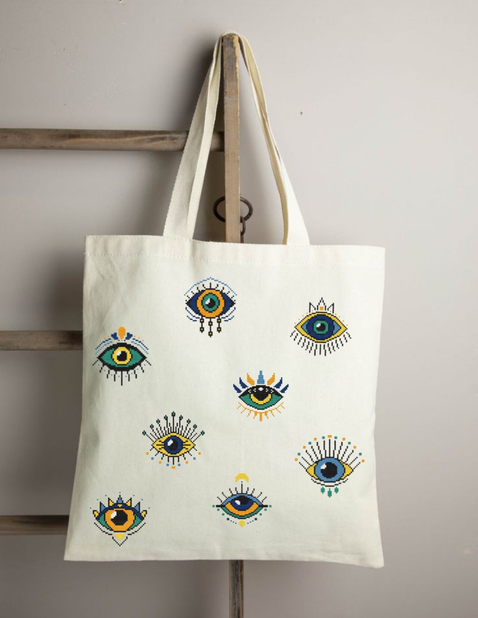 Mystical Eyes Symbols, Esoteric Cross Stitch Pattern - Etsy