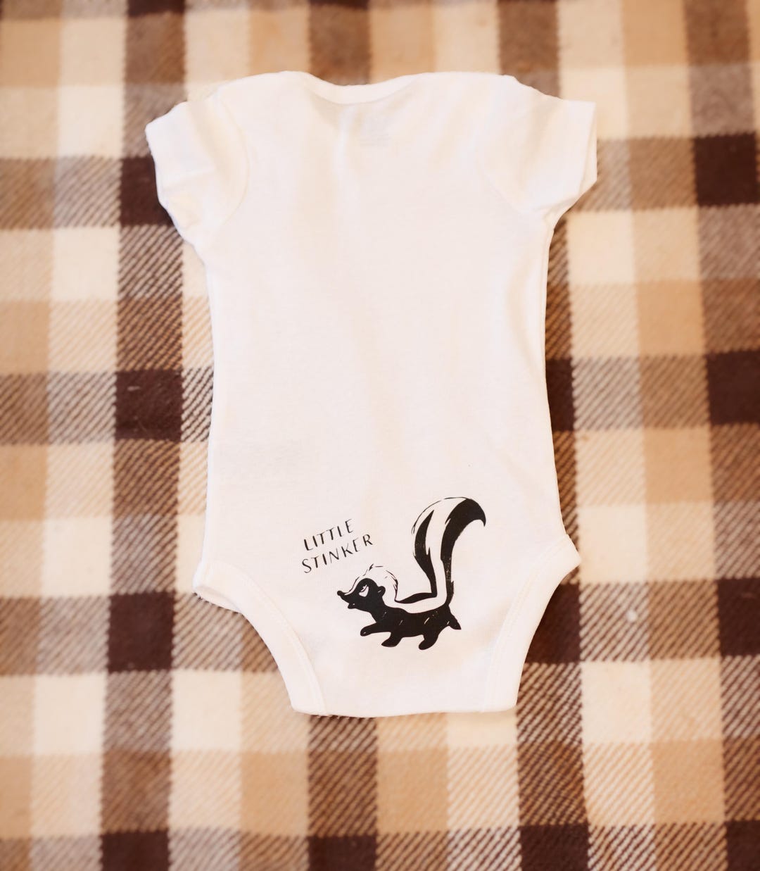 Little Stinker - Skunk Baby One-piece Bodysuit - Etsy