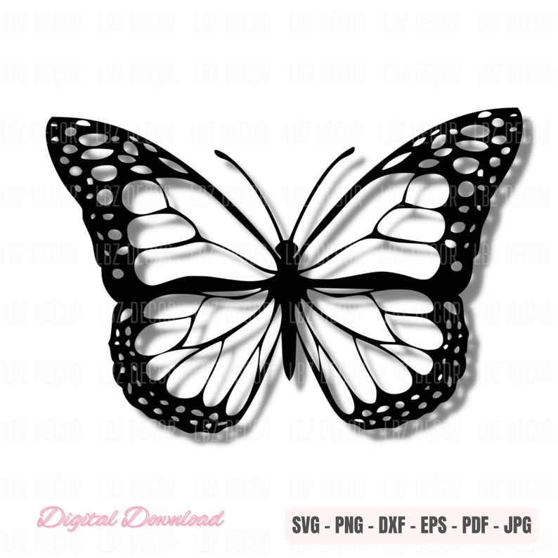 Butterfly Clipart SVG, Digital Download - Etsy