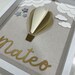 11 X 14" Custom 3D Art Paper Shadow Box - Hot Air Balloon. Gifts for ...