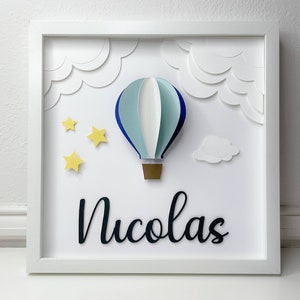 12 X 12 Custom 3D Art Paper Shadow Box Plane Rocket - Etsy