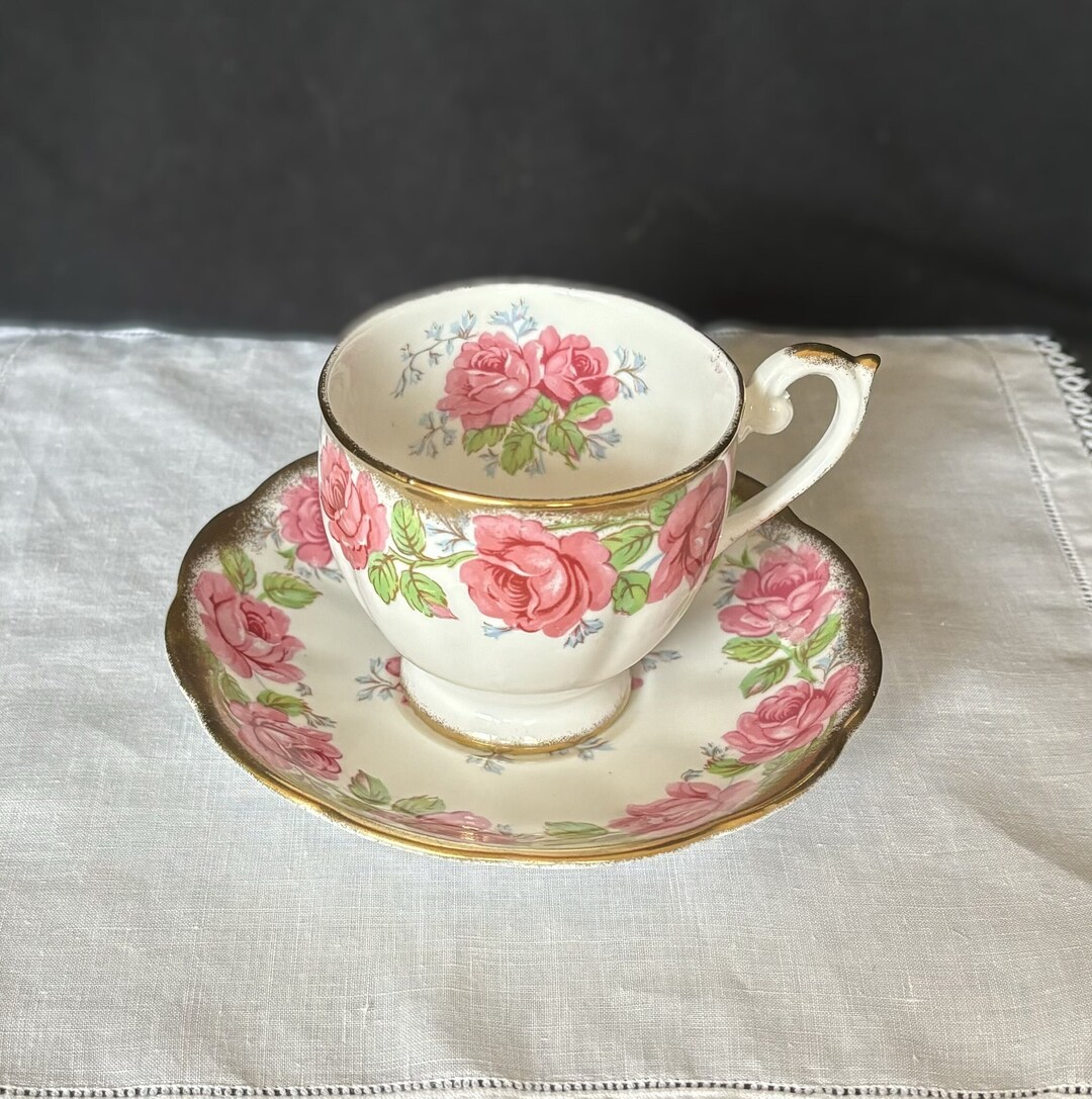 Queen Ann/bell China Lady Alexander Pink Rose Tea or Coffee Cup and ...