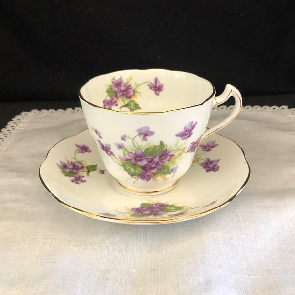 Violet Tea Cup - Etsy
